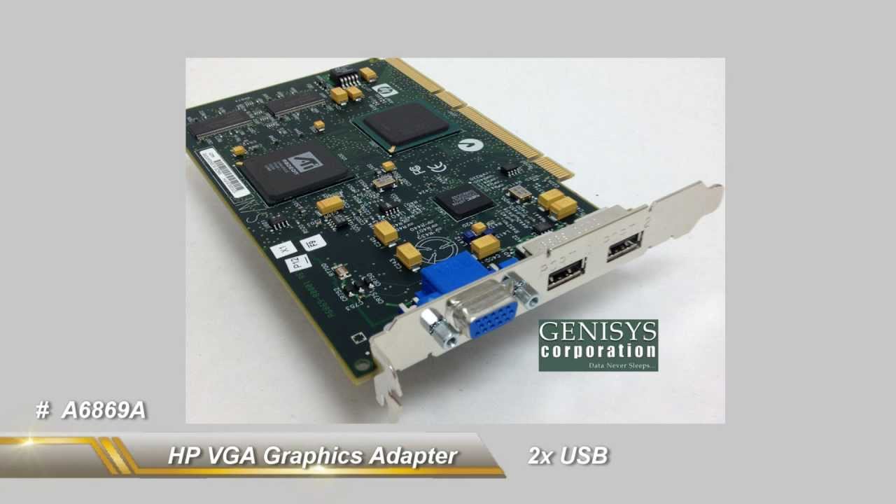A6869A HP VGA 2x USB Graphics Adapter at Genisys - YouTube