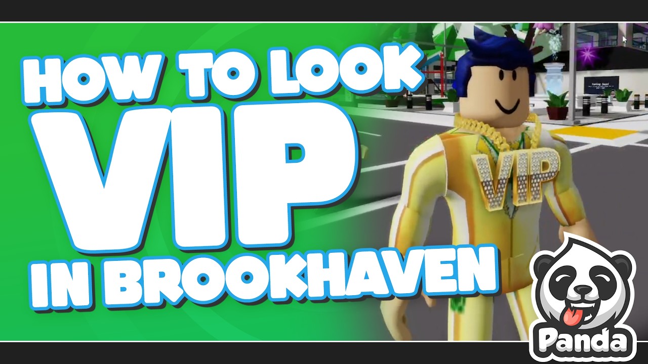 How to look like a VIP in Brookhaven - YouTube