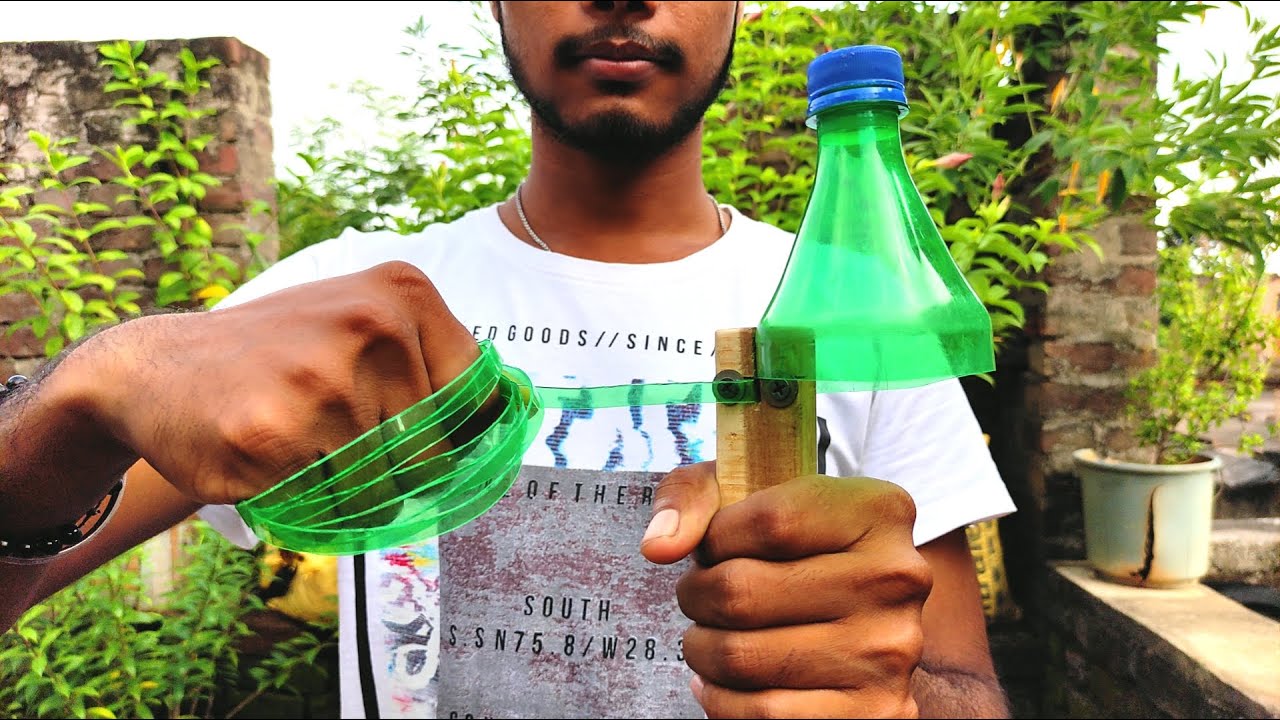 Plastic bottle rope | make rope from plastic bottle | at home | bottle ...