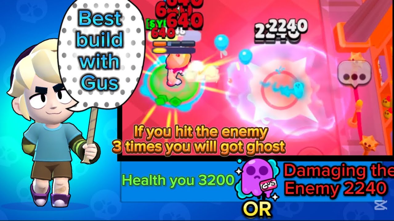LEARNING THE BEST BUILD WITH GUS AND HOW TO PLAY WITH GUS IN BRAWL ...