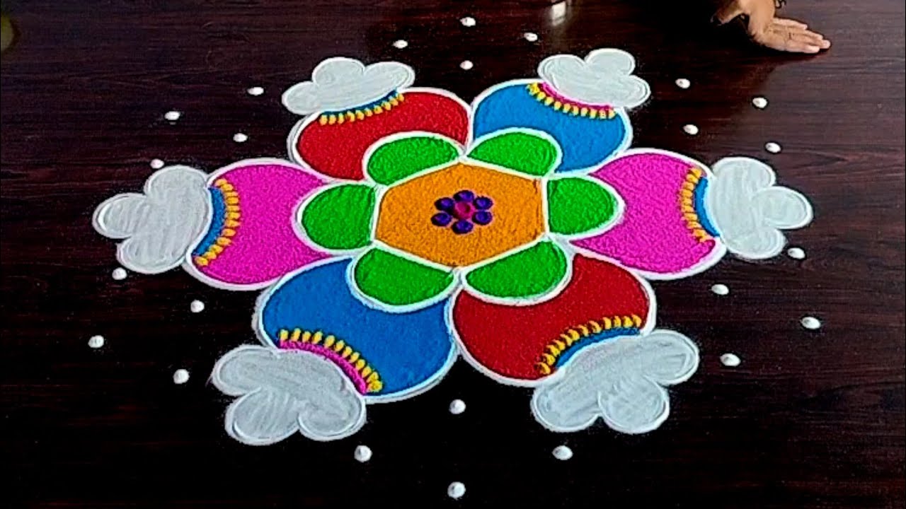 Pongal Rangoli Designs 🌹 Pongal Pot Rangoli 🌹 Bhogi Kundala Muggulu 🌹 ...