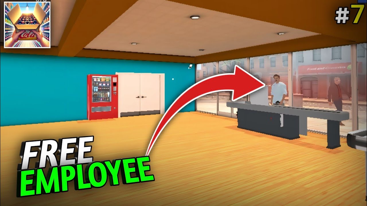ADDING A NEW CASHIER IN STORE|Retail store simulator gameplay video|#7 ...