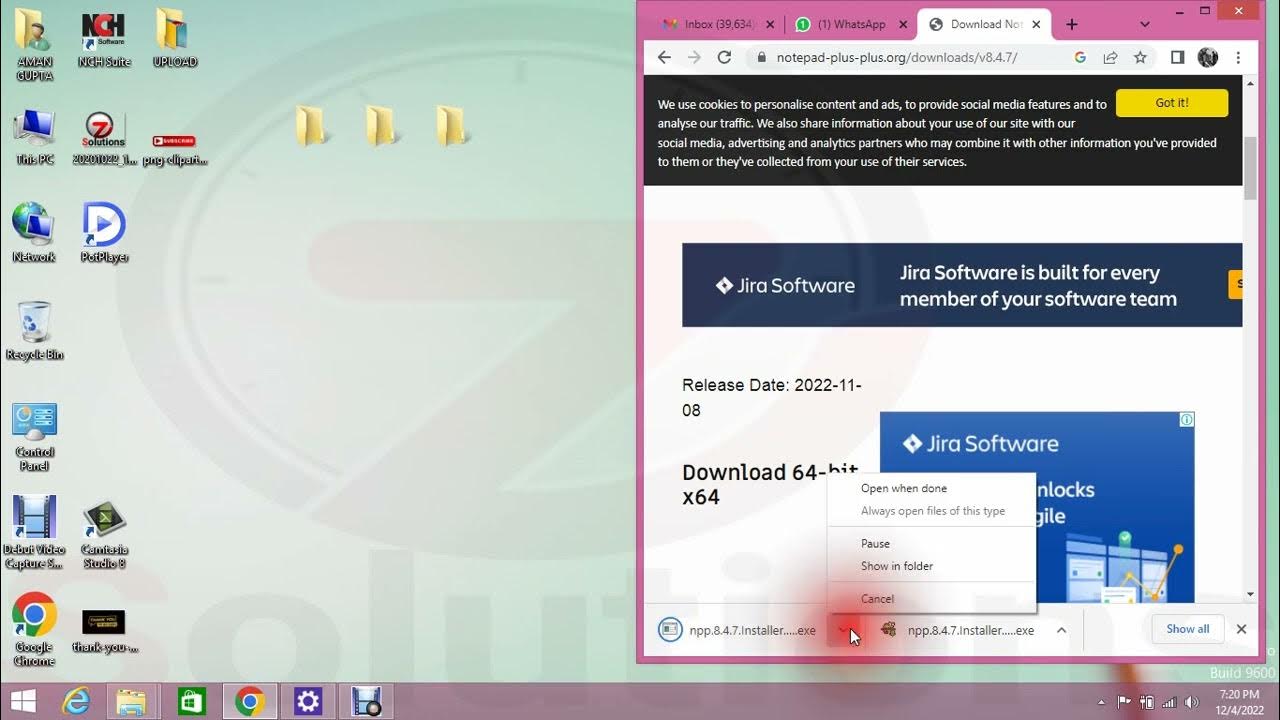 Part 1.1 How to notepad + + Download and Install Notepad + + software # ...