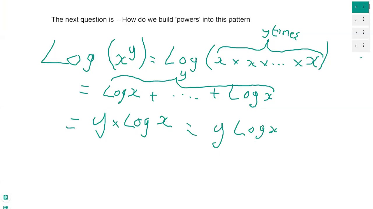What are Logs and how can they be used to sollve power equations - YouTube
