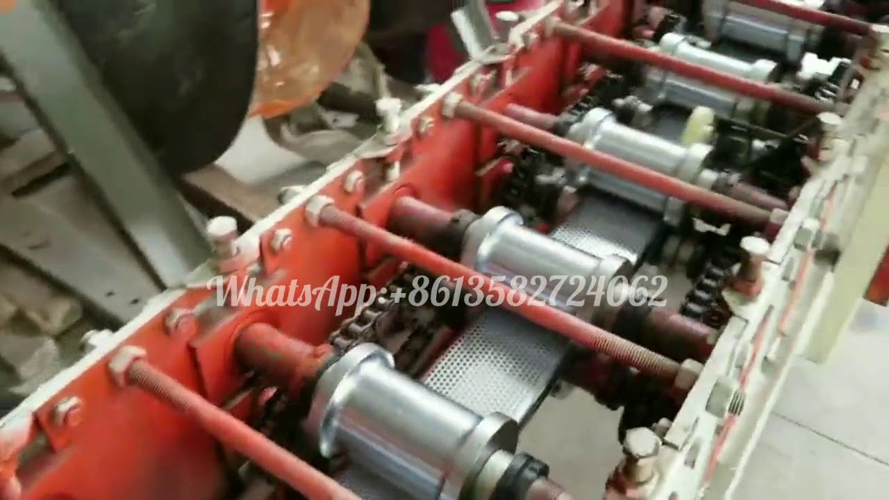 Advertising Plate Roll Forming Machine Running in Mexico - YouTube