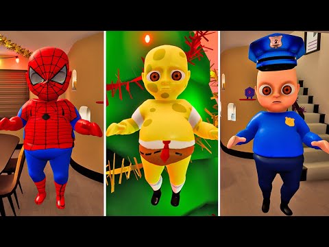 Funny Moments Sponge Bob Baby VS Baby In Yellow | The Baby In Yellow Episode 03