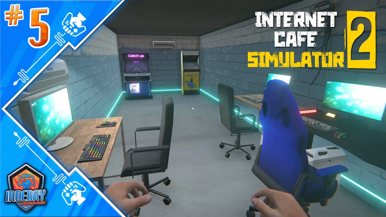 INTERNET CAFE SIMULATOR 2 #5 - DES NEONS DANS NOTRE CYBERCAFÉ ! - YouTube