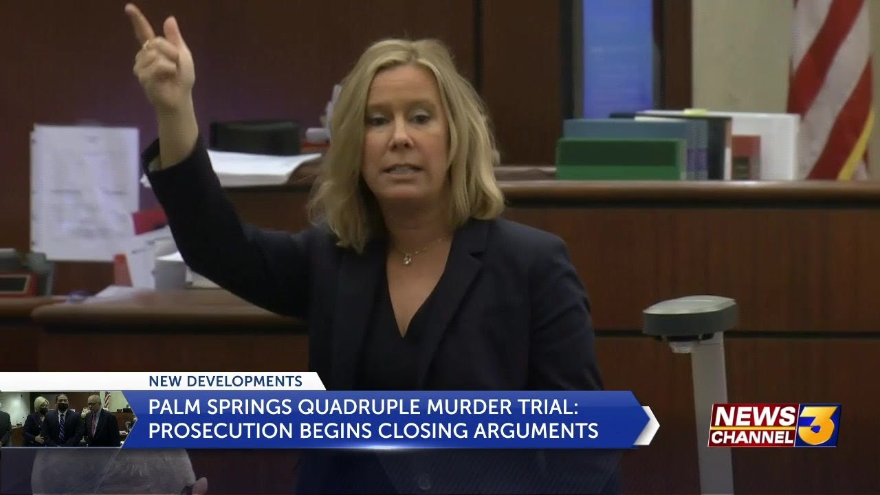 Closing Arguments Begin In Palm Springs Quadruple Murder Trial Youtube