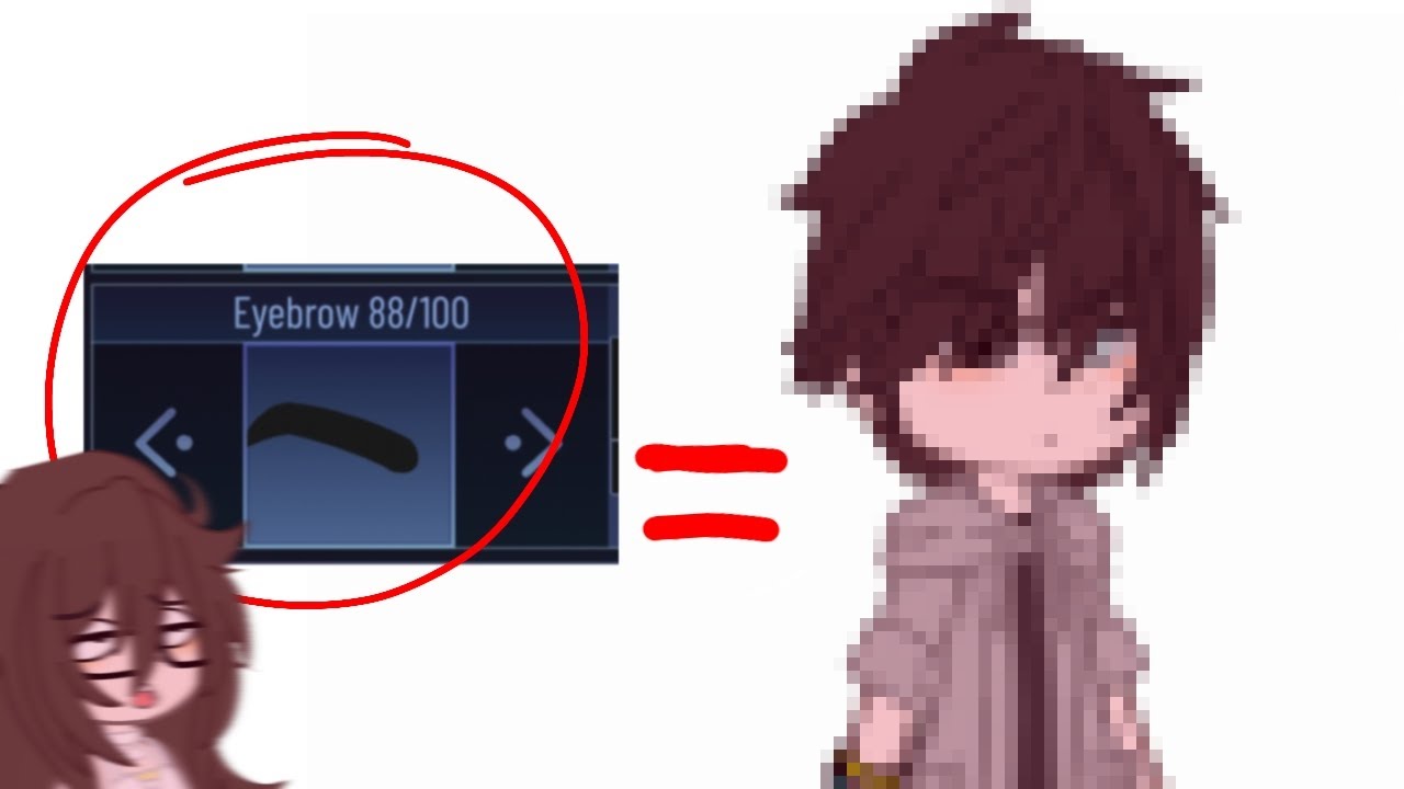 HOW DO PEOPLE USE THESE EYEBROWS?!?! || Gacha club - YouTube