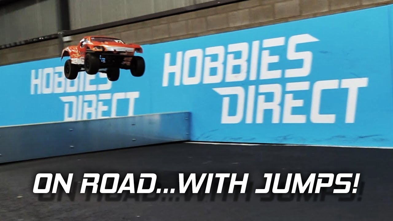 Adding Jumps to an On Road RC Racing Track - Utter Chaos - YouTube
