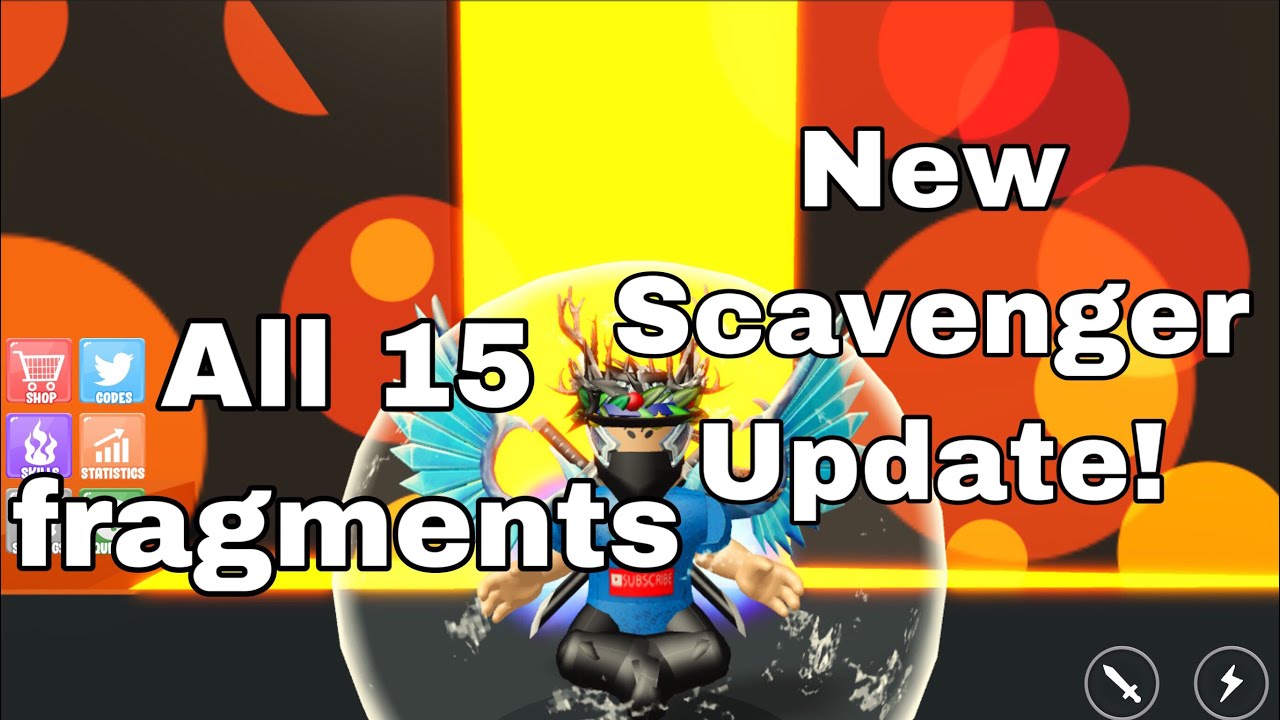 All 15 meteor fragments in new scavenger hunt update | Roblox Power ...