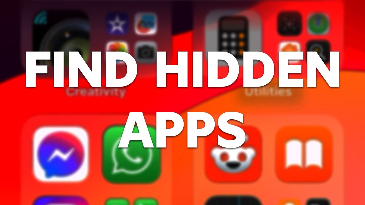 How to Find Hidden Apps on Your iPhone [Easy Guide] - YouTube