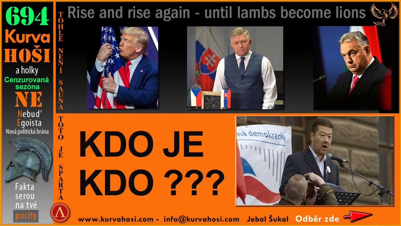 TRUMP, FICO, ORBAN, OKAMURA - KDO JE KDO? LEVICE ŘÍKÁ, ŽE JSOU FAŠISTÉ. ALE ALE ALE ... PRDLAJS ...