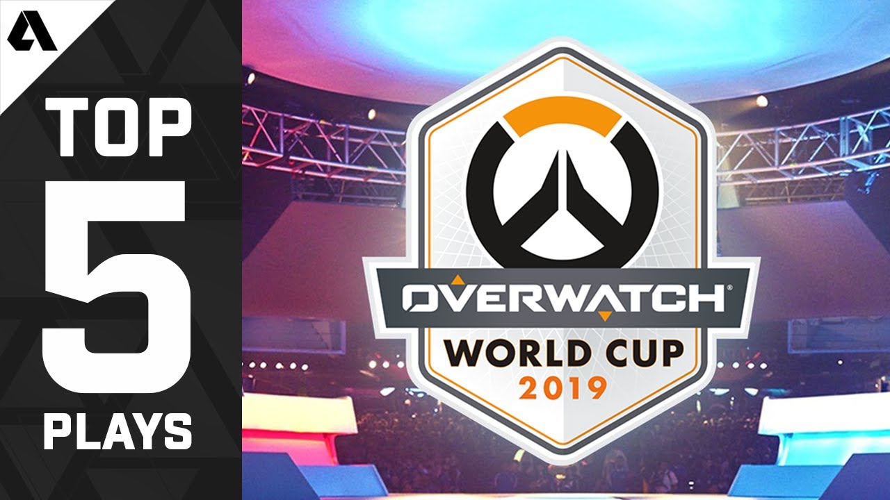 TOP 5 Greatest Plays Of The Overwatch World Cup 2019 Playoffs - YouTube