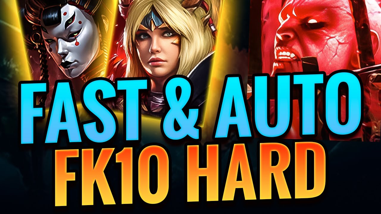 ZINOGRE BLADEMASTER DESTROYS FIRE KNIGHT HARD 10 | Raid: Shadow Legends ...