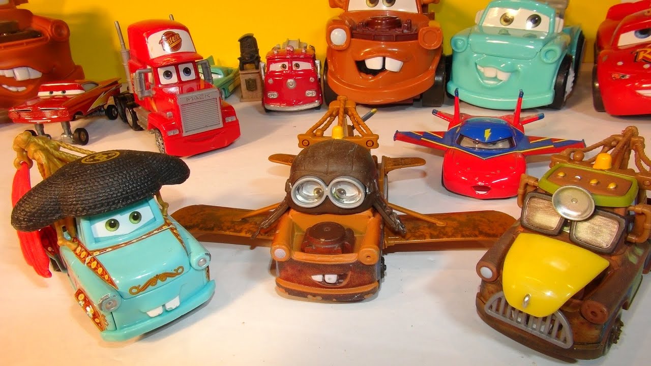 Pixar Cars Character Encyclopedia with Aviator AIR MATER, UFO Mater and ...