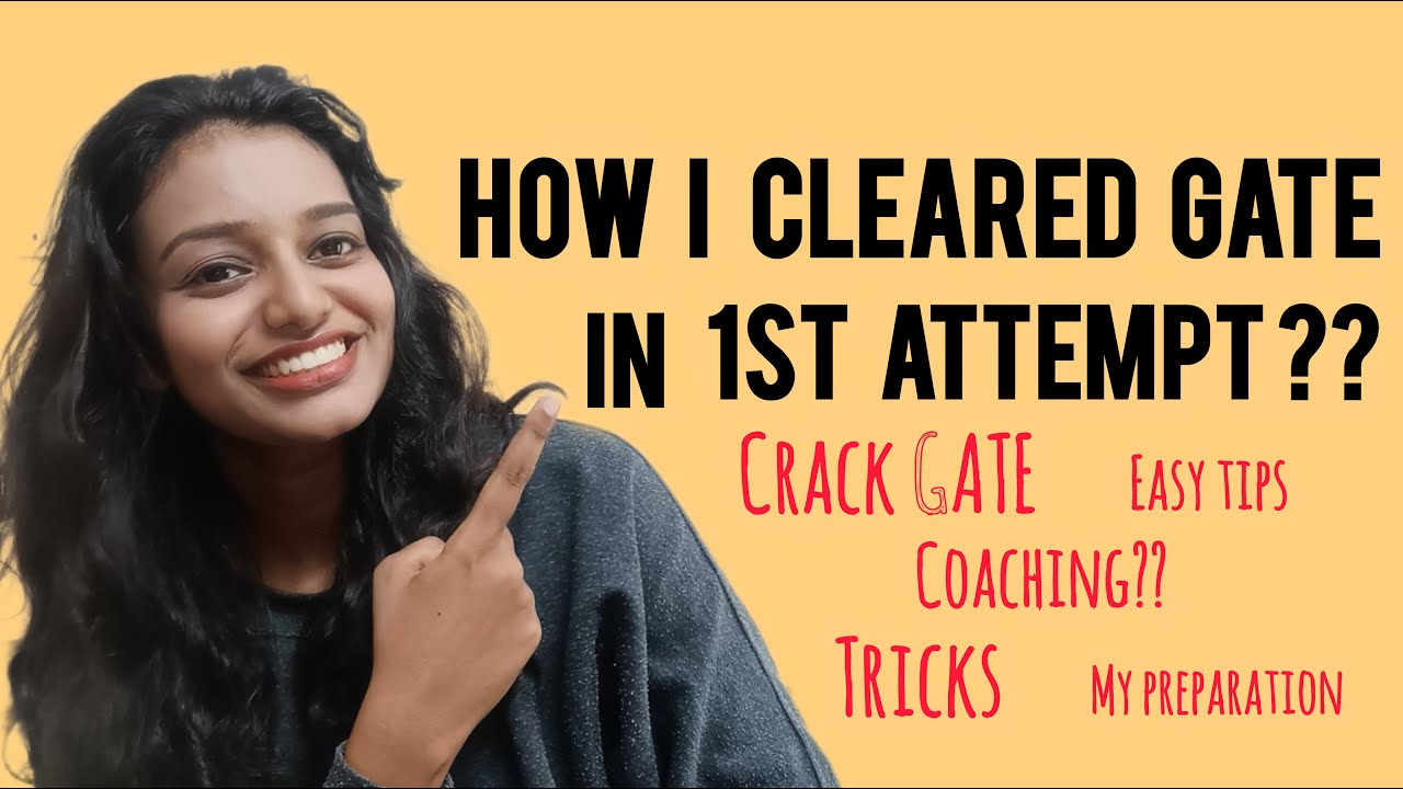 Strategy for GATE preparation|| how i cracked it in my 1st attempt ...