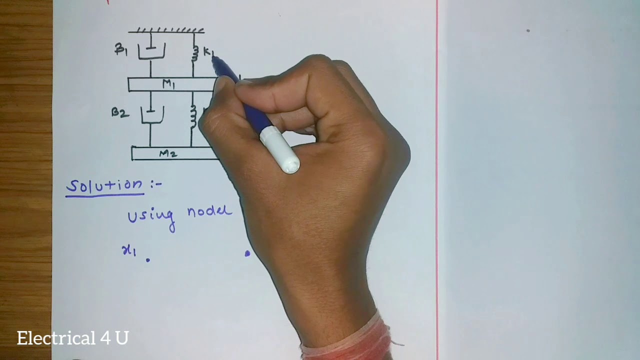 Differential Equation Of Mechanical System | Free Body Diagram - YouTube