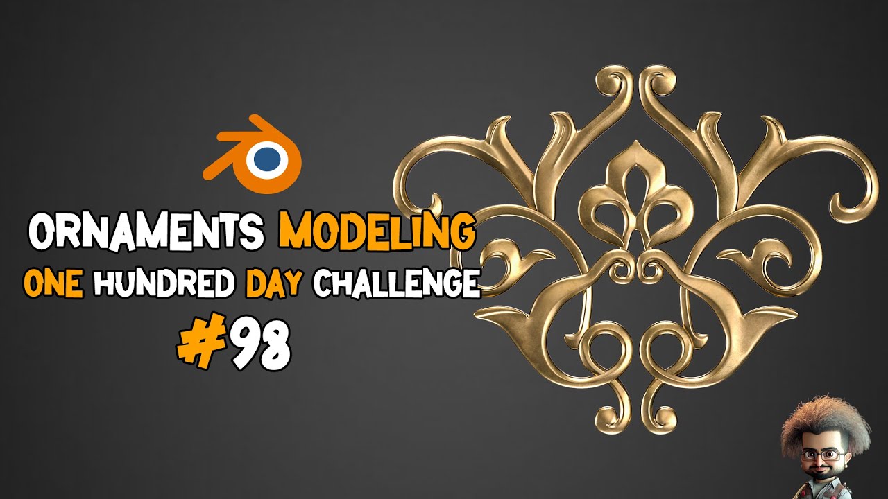 Ornaments Modeling in Blender #98 - YouTube