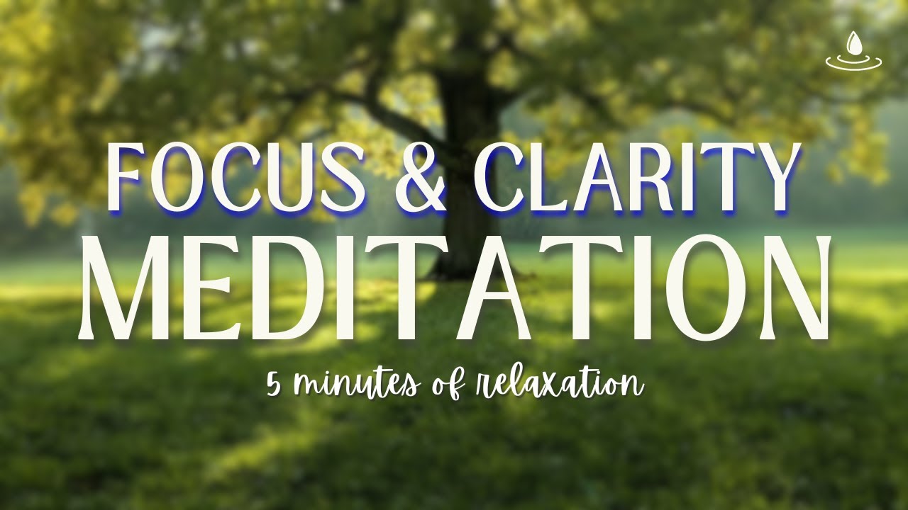 5 Minute Meditation for Focus and Clarity - YouTube