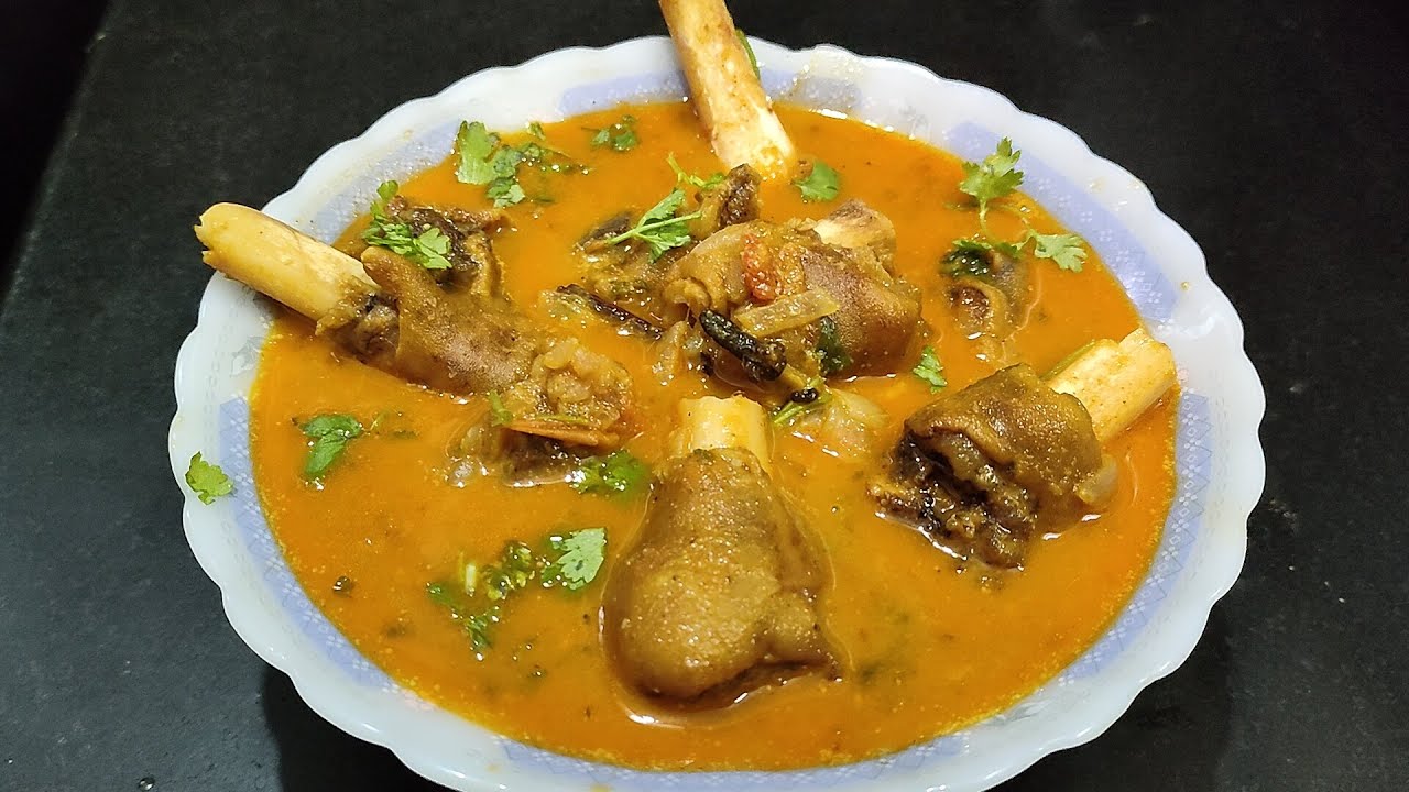 Mutton Leg Curry | Aatukal Curry | Mutton Leg Paya | Goat Leg Curry ...
