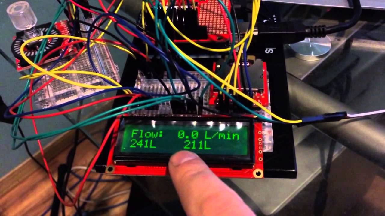 Arduino water tank monitor - YouTube
