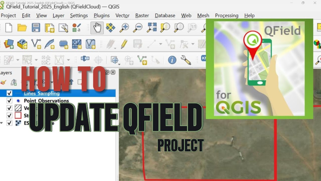 Learn how to update your QFIELD for QGIS Project, step by step! - YouTube