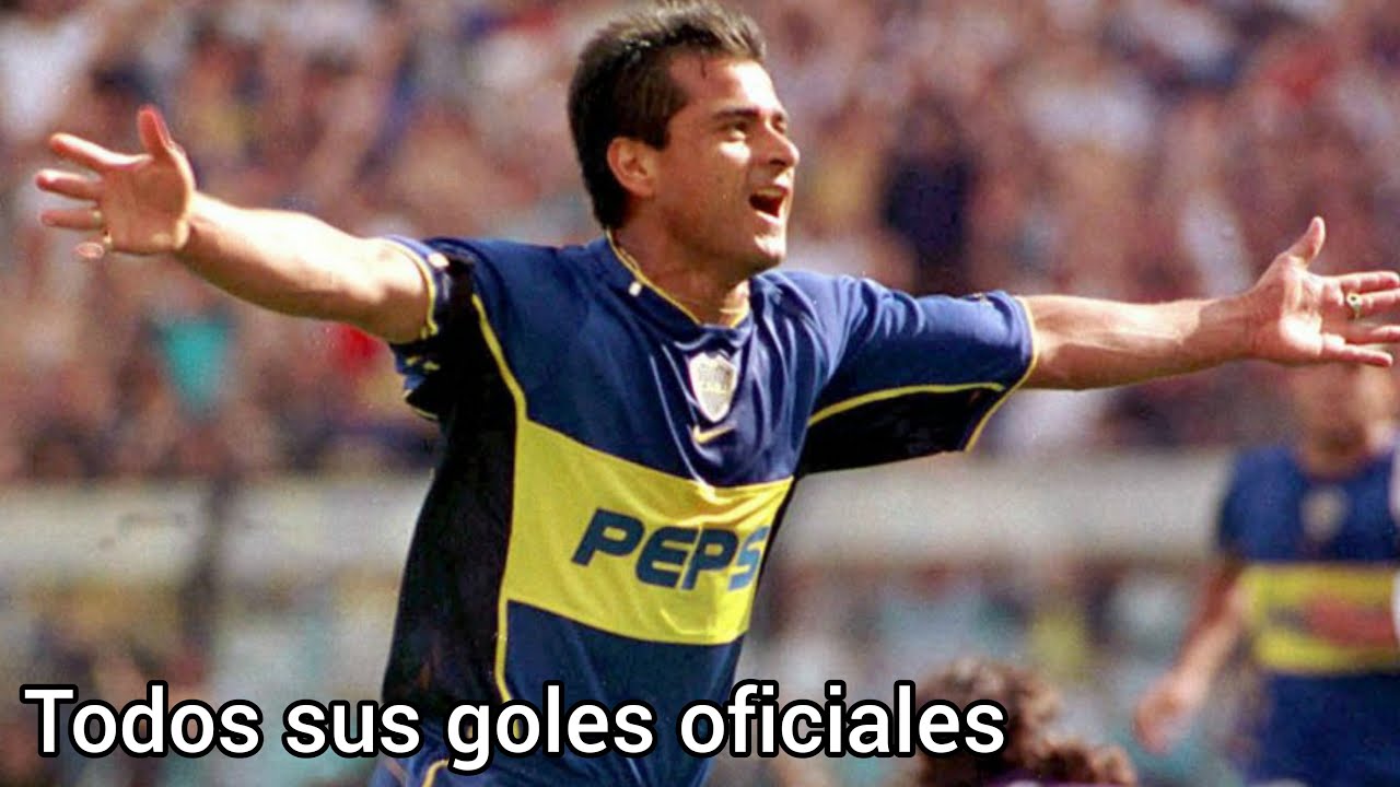 Todos los goles oficiales de Marcelo "Chelo" Delgado en Boca - YouTube