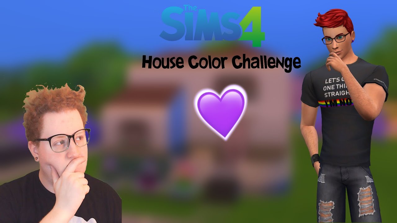 Let's Build: Purple House (Walkthrough) | Sims 4 - YouTube