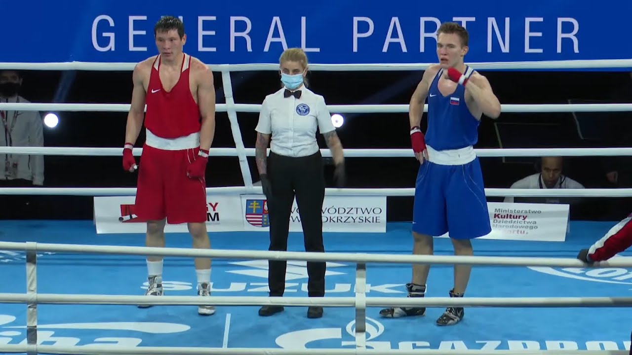 Kielce 2021 Semifinals (M75kg) MOLZHIGITOV Dias (KAZ) vs USOV Mikhail ...