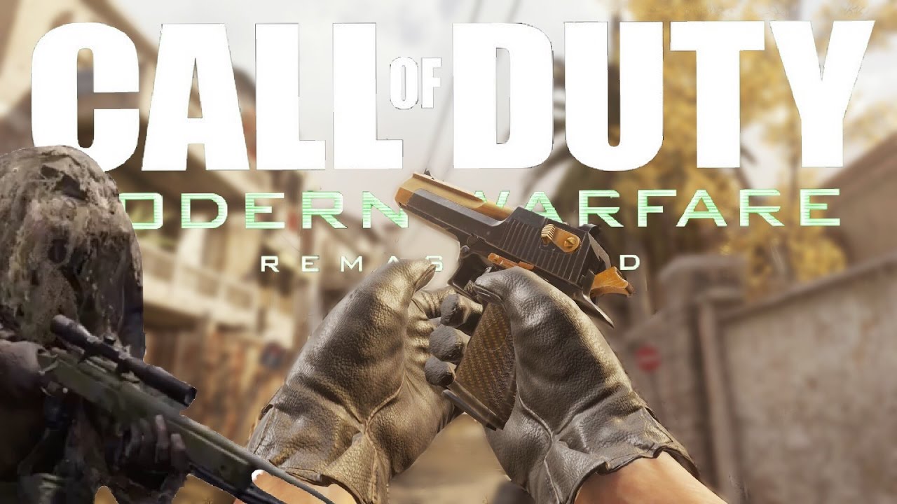 LE DEAGLE!! | CALL OF DUTY MODERN WARFARE REMASTERISÉ ( MOMENTS DRÔLES ...