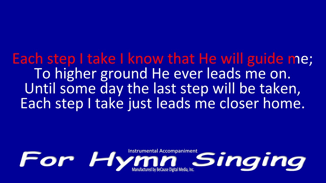 Each Step I Take - YouTube