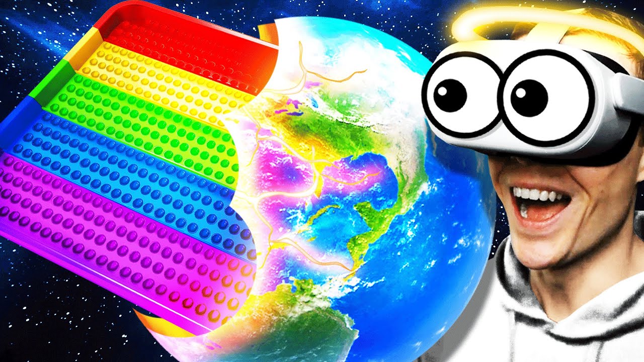 Creating POP IT PLANET In VR GOD SIMULATOR - YouTube