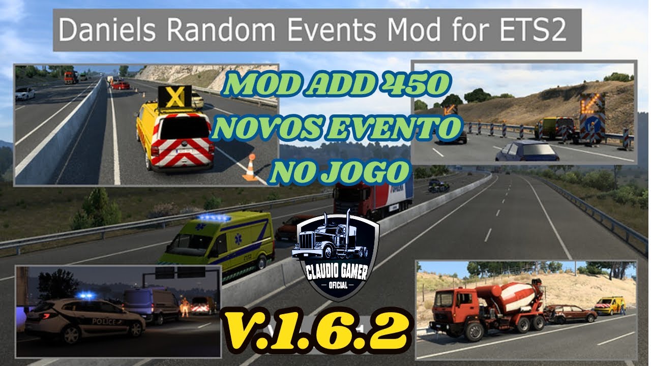 Download [ Daniels Random Events ] v.1.6.2 Ets2 1.48 Mod Add Novos ...