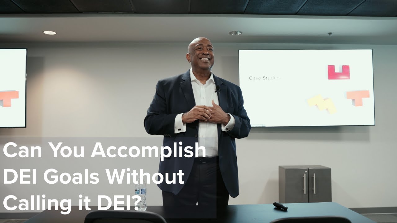 Can you accomplish DEI goals without calling it DEI? - YouTube