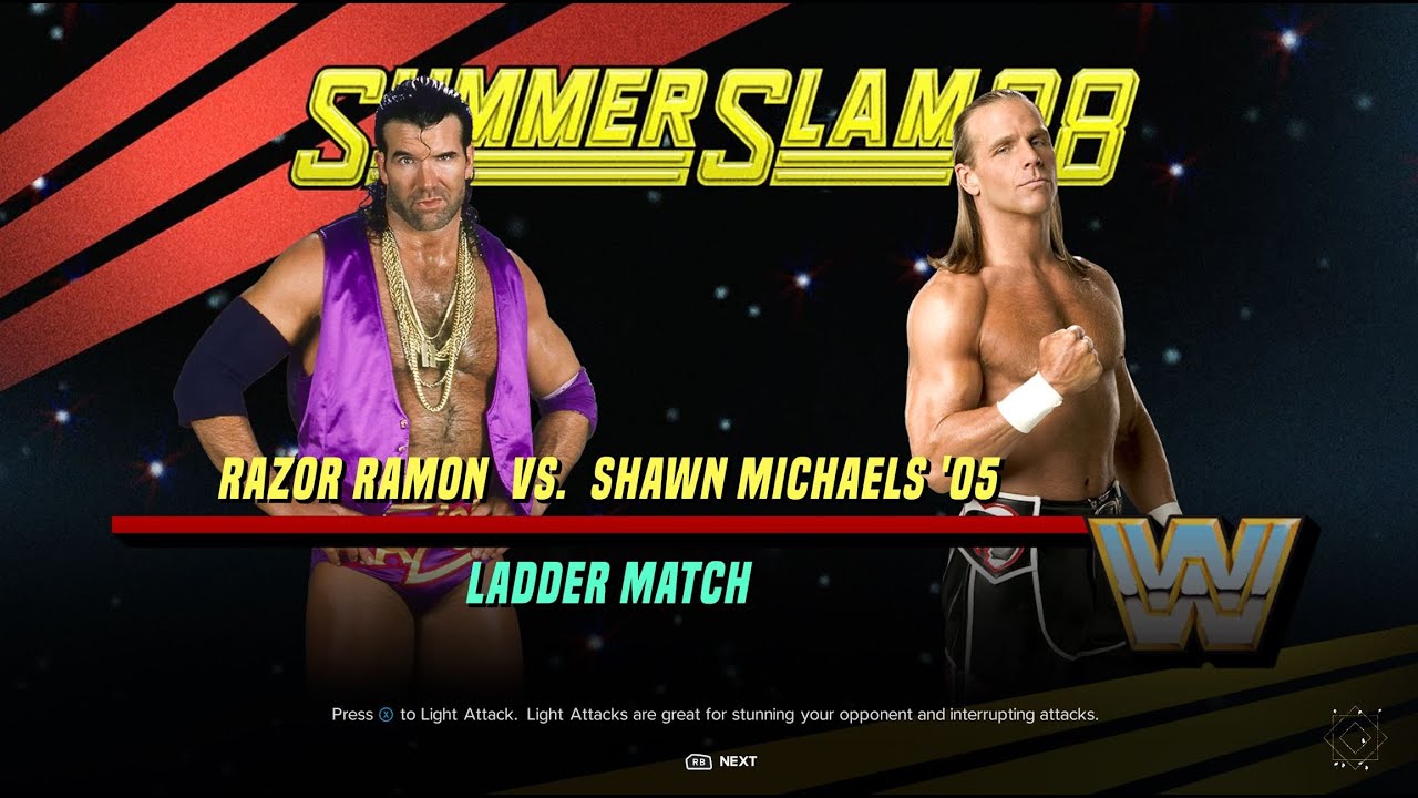 WWE 2K24 - Shawn Michaels vs. Razor Ramon - Intercontinental Title ...