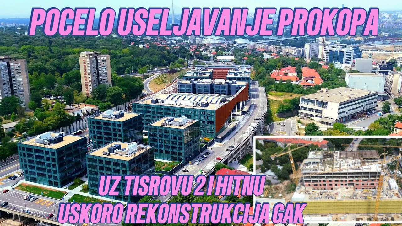 NAJVEĆI RADOVI UZ MOTO PUT TIRŠOVA 2,NOVA HITNA I KLINIČKI CENTAR ...
