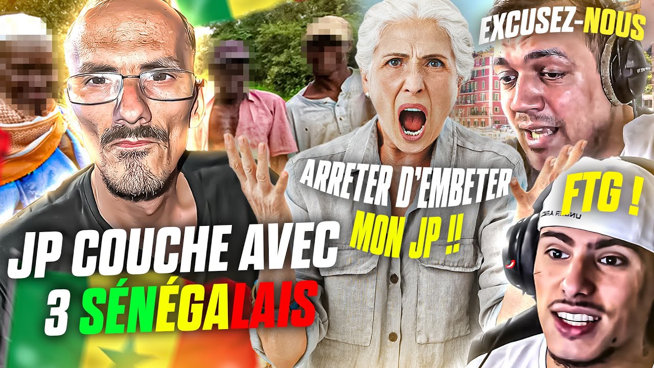 JP COUCHE AVEC 3 SÉNÉGALAIS EN CORSE 🤣 LA MÈRE DE JP MENACE TK ET BKH 🤬 ...