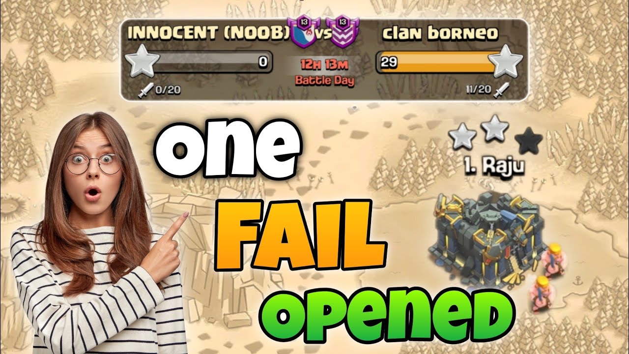 Only One Fail Opened Team 🤯 | Next Level War Attack Strategy | Clash Of ...