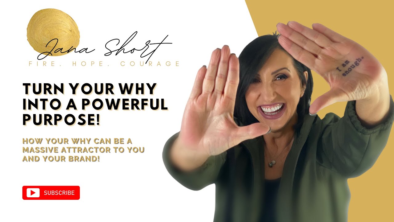 Turn Your Why Into A POWERFUL PURPOSE - YouTube