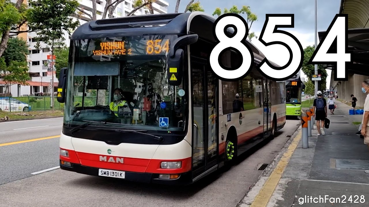 [TTS] SMB1301K on Service 854 - MAN NL323F A22 Gemilang - YouTube