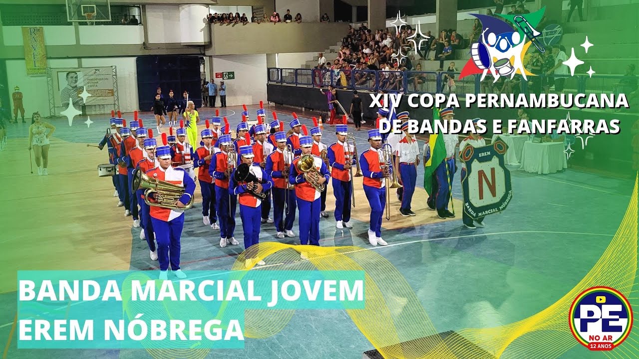 BANDA MARCIAL JOVEM EREM NÓBREGA NA 5ª ETAPA DA XIV COPA PE DE BANDAS E ...