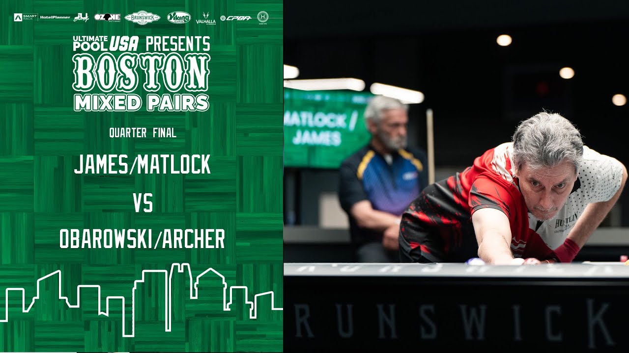 James & Matlock vs Obarowski & Archer | Quarter Finals | Boston Mixed ...