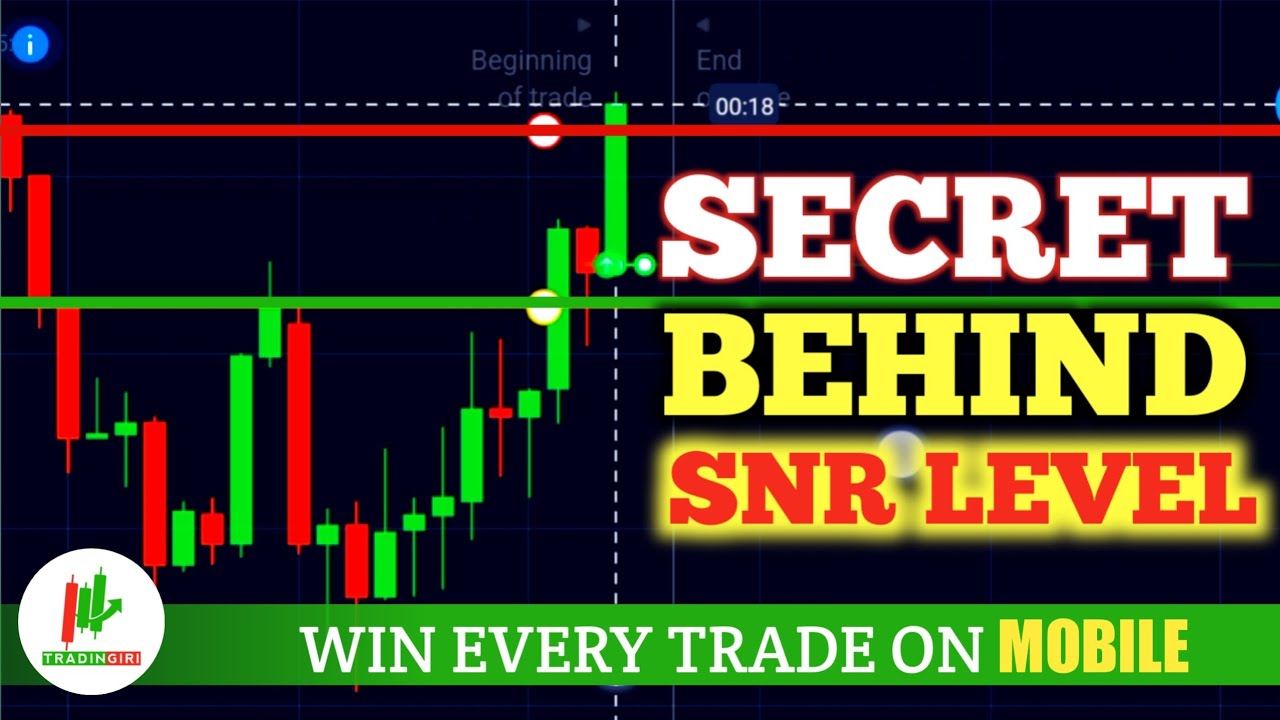 Secret Behind SnR | Win Every Trade On Mobile | Live Trade Video - YouTube