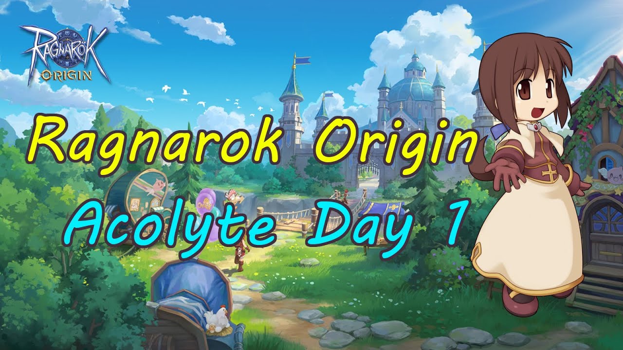 🔴 Ragnarok Origin Ep1: Ragnarok Origin Day 1 จะเป็นนักบวช - YouTube