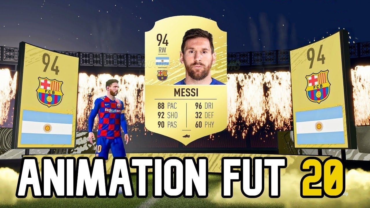 PACK OPENING FIFA 20 ANIMATION - YouTube