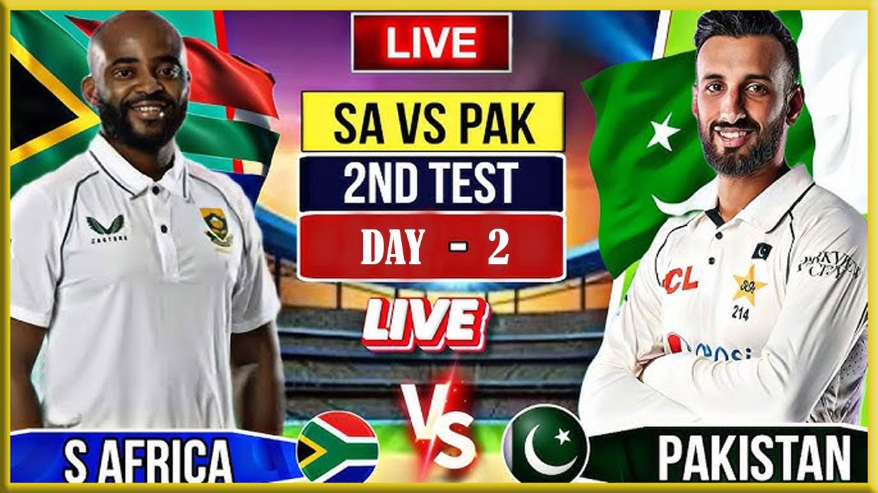 PAK vs SA 2nd TEST | SA vs PAK 2024 Day 2-Session 1 - YouTube