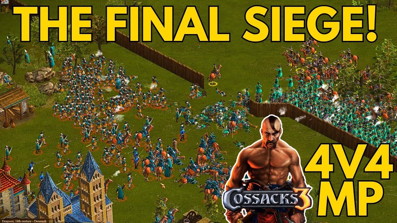 FORTRESS SIEGE! | Cossacks 3 Multiplayer Gameplay | 18th Century ...