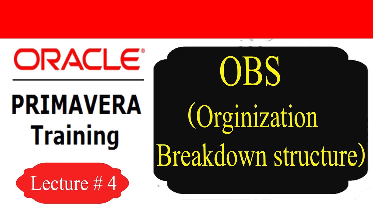 Organizational Breakdown Structure OBS:Lecture#04 IRD Services ...