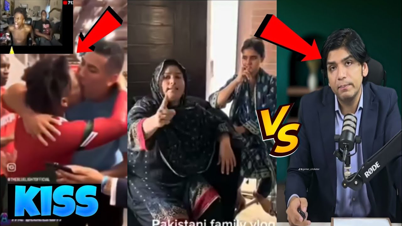 ishowspeed speed kiss Cristanio Renaldo & Pakistani Fatima &DR Afnan ...